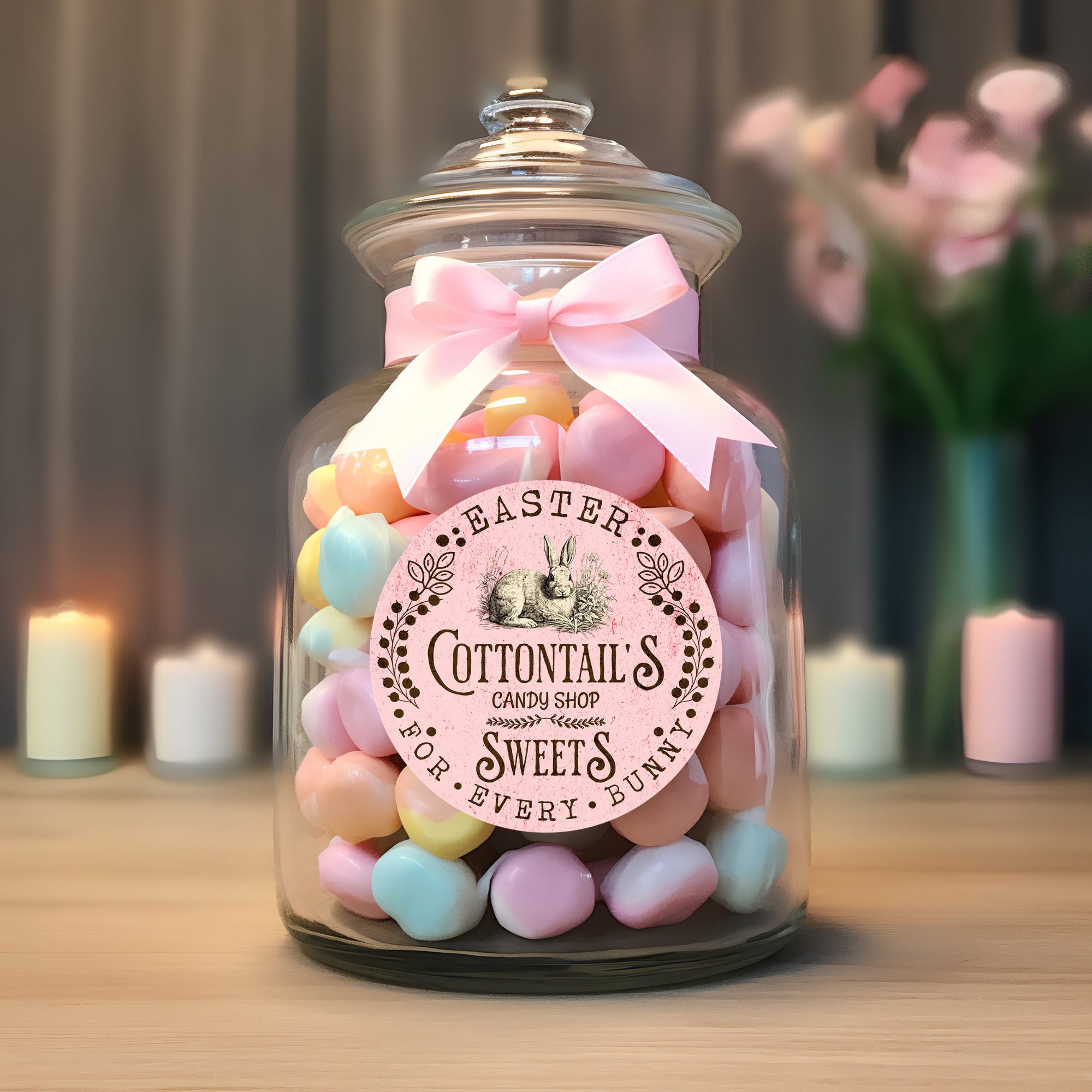 Vintage Easter Labels Printable Labels, Easter Jar Labels, Spring ...