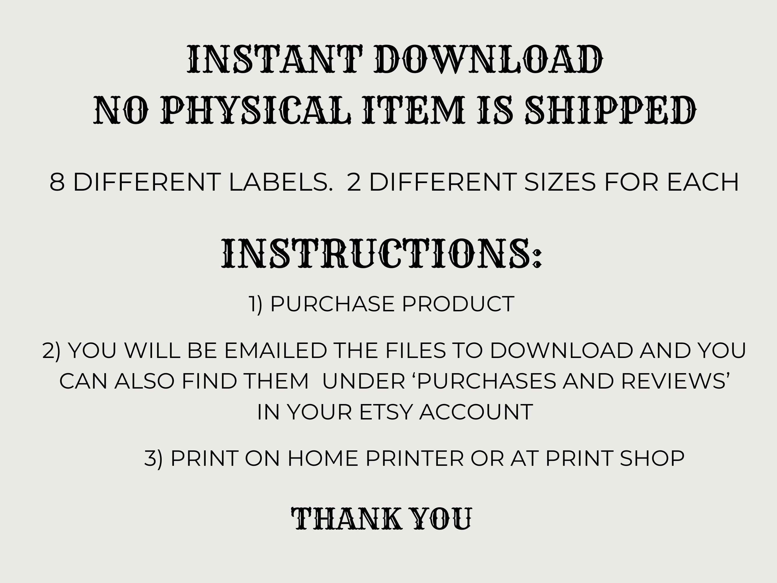 Fall Labels Printable,vintage Pumpkin Lables,autumn Labels Printable ...