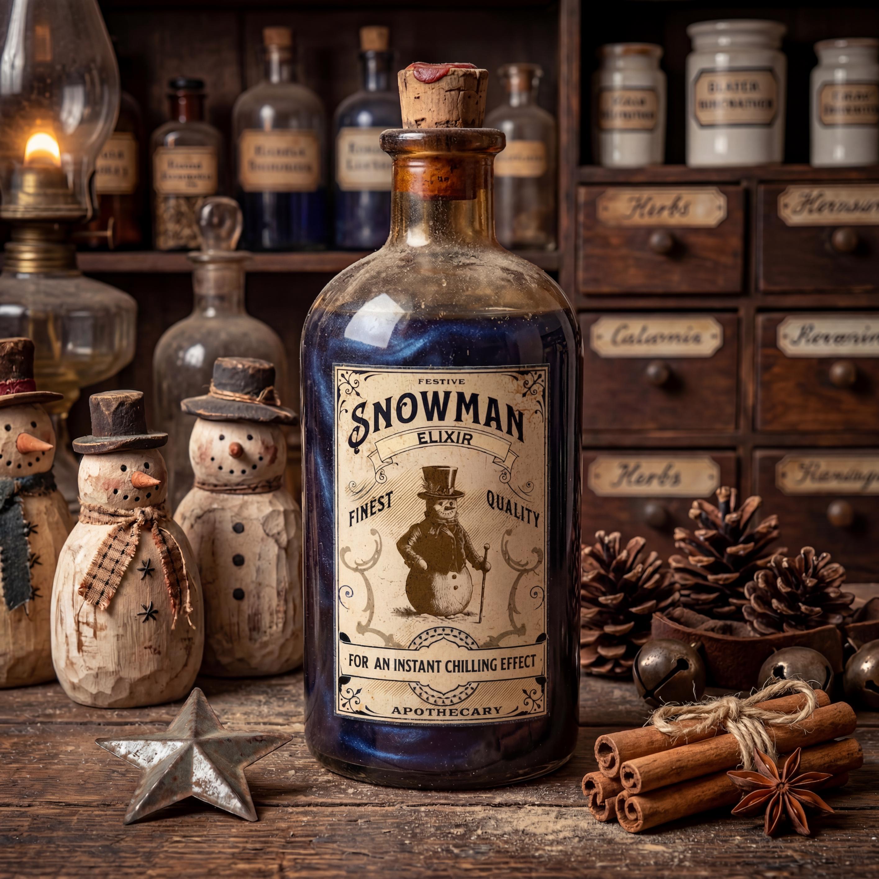 Christmas Potion Labels, Christmas Apothecary Labels, Magic Potion ...