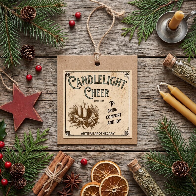 Christmas Potion Labels, Christmas Apothecary Labels, Magic Potion ...