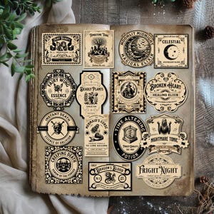 Potion Labels Digital,potion Labels Printable,wizard Potion Labels ...