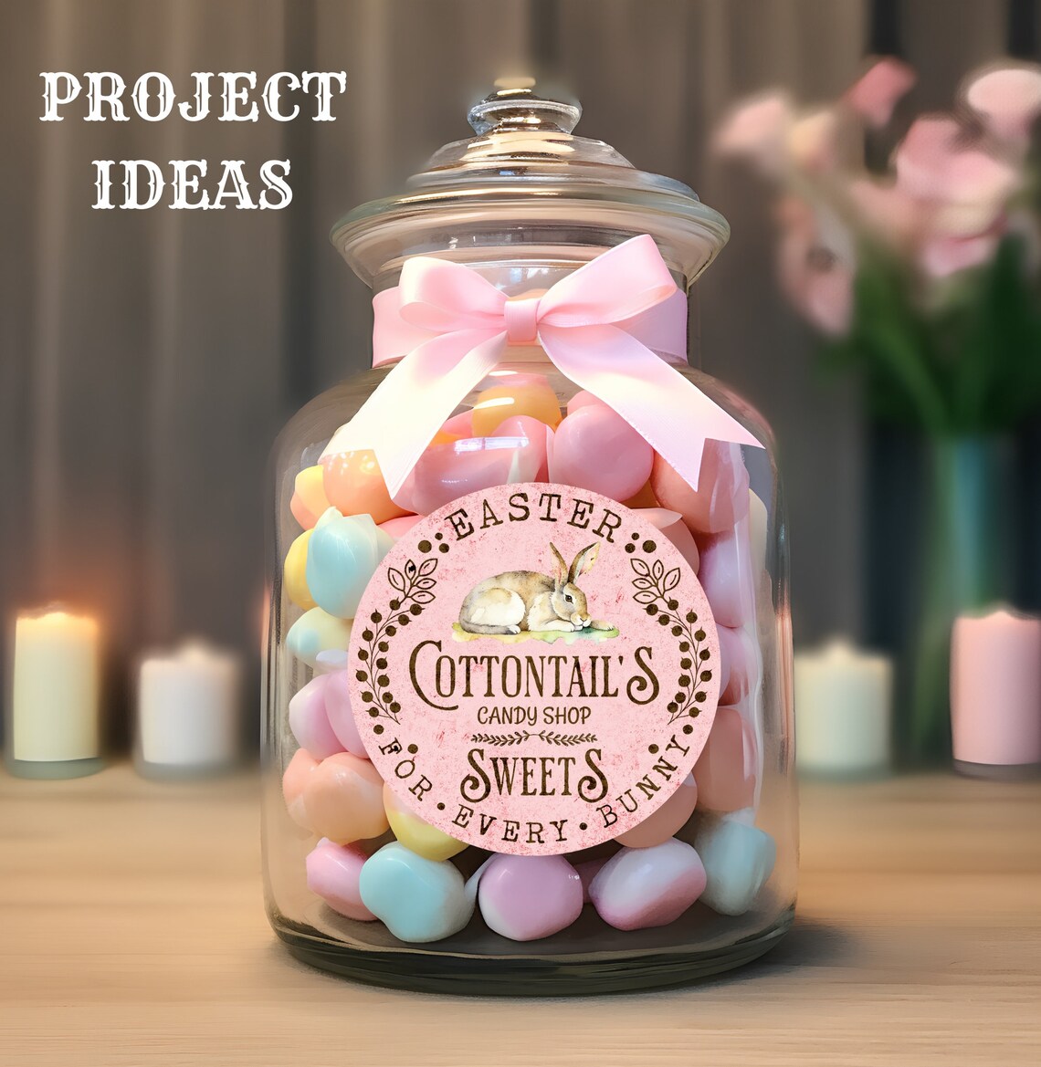 Vintage Easter Labels Printable Labels, Easter Jar Labels, Spring ...