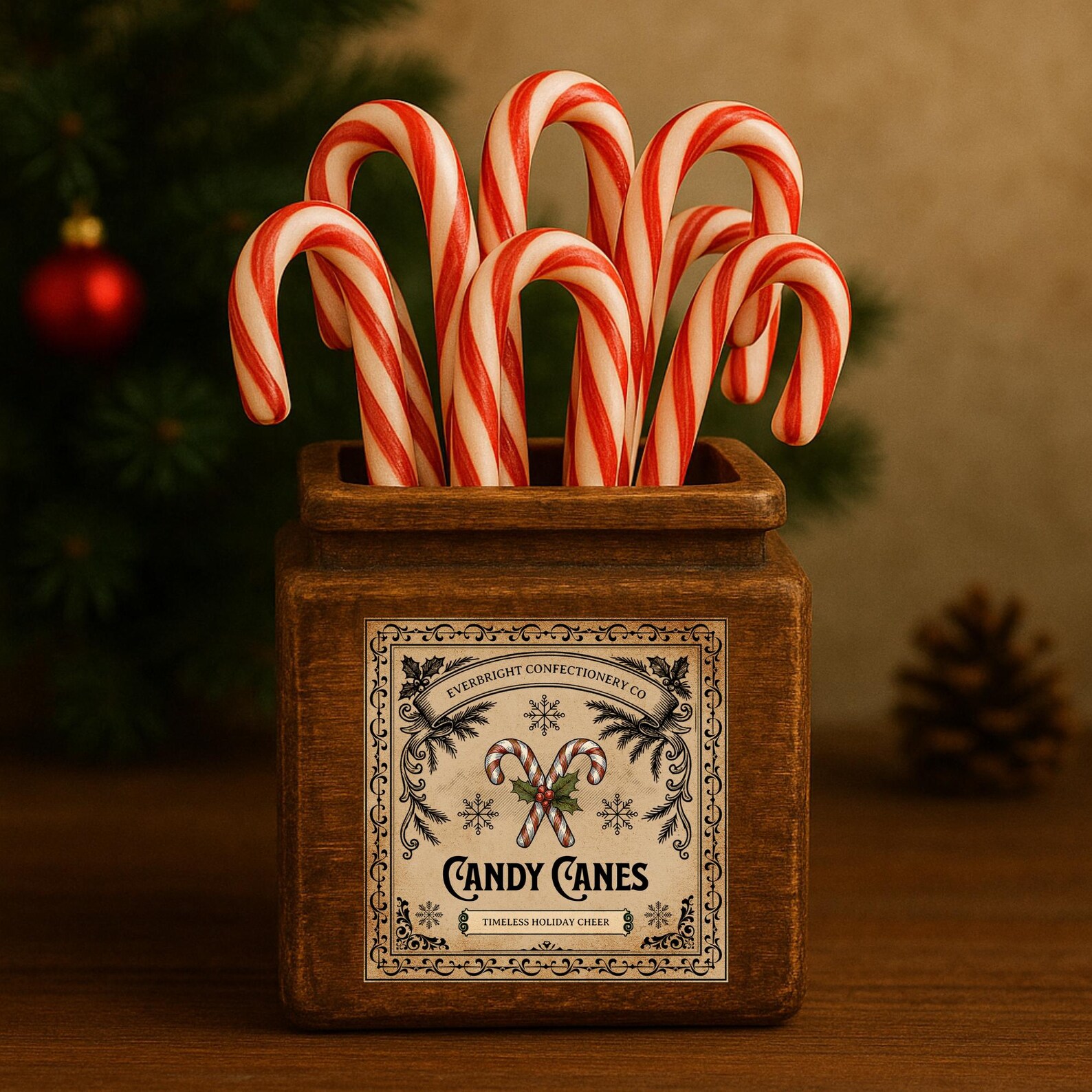 Vintage Christmas Labels Printable, Christmas Pantry Labels, Christmas ...
