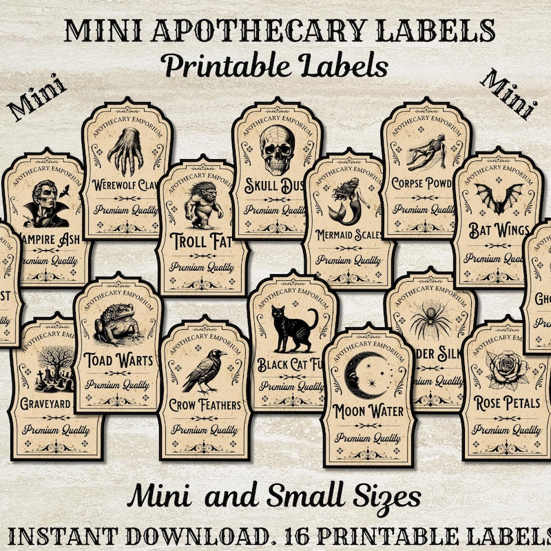 Small Pharmacy Labels - Etsy UK