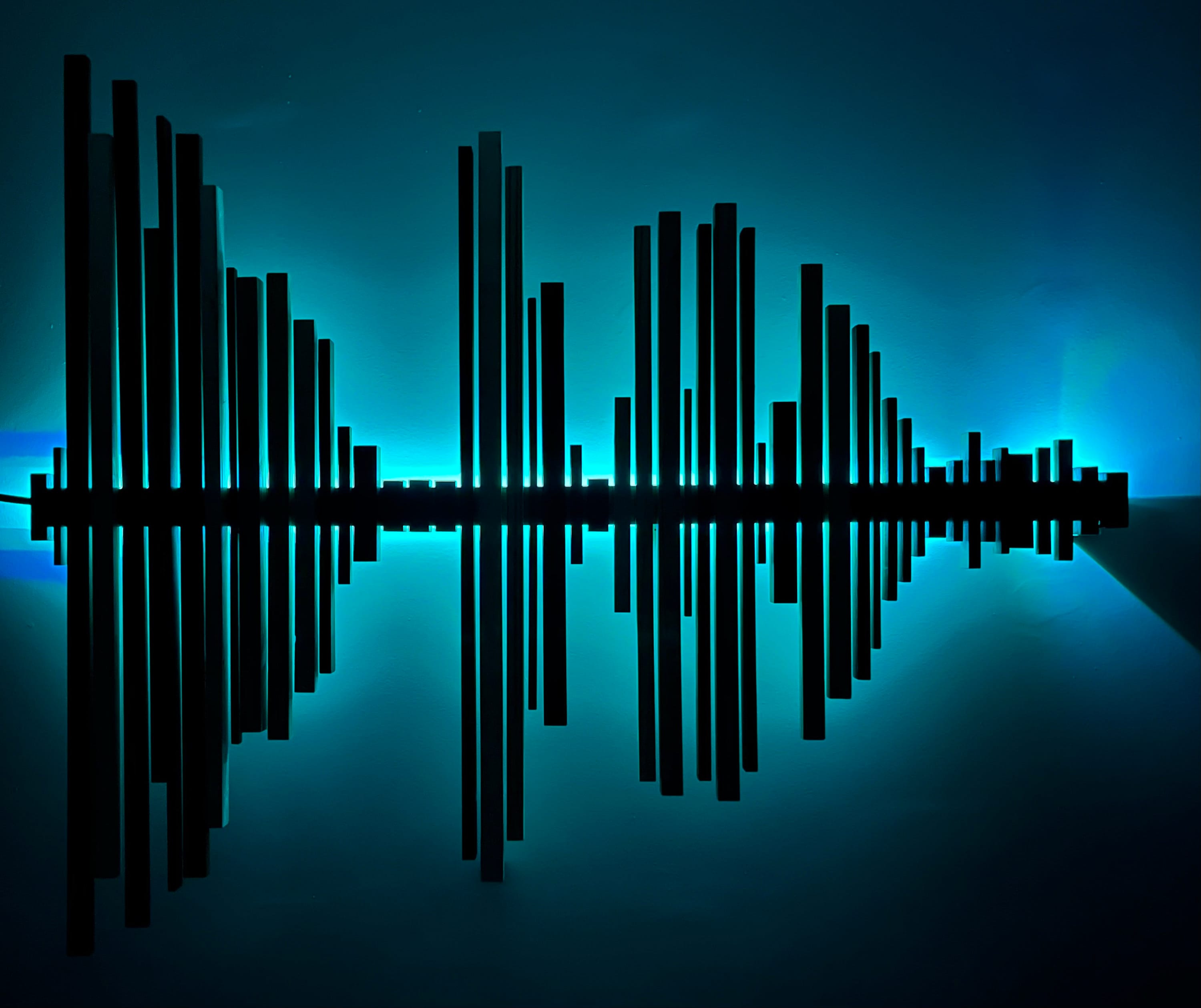 Wood Soundwave Art Piece - Etsy