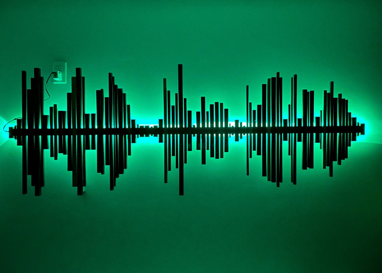 Wood Soundwave Art Piece - Etsy