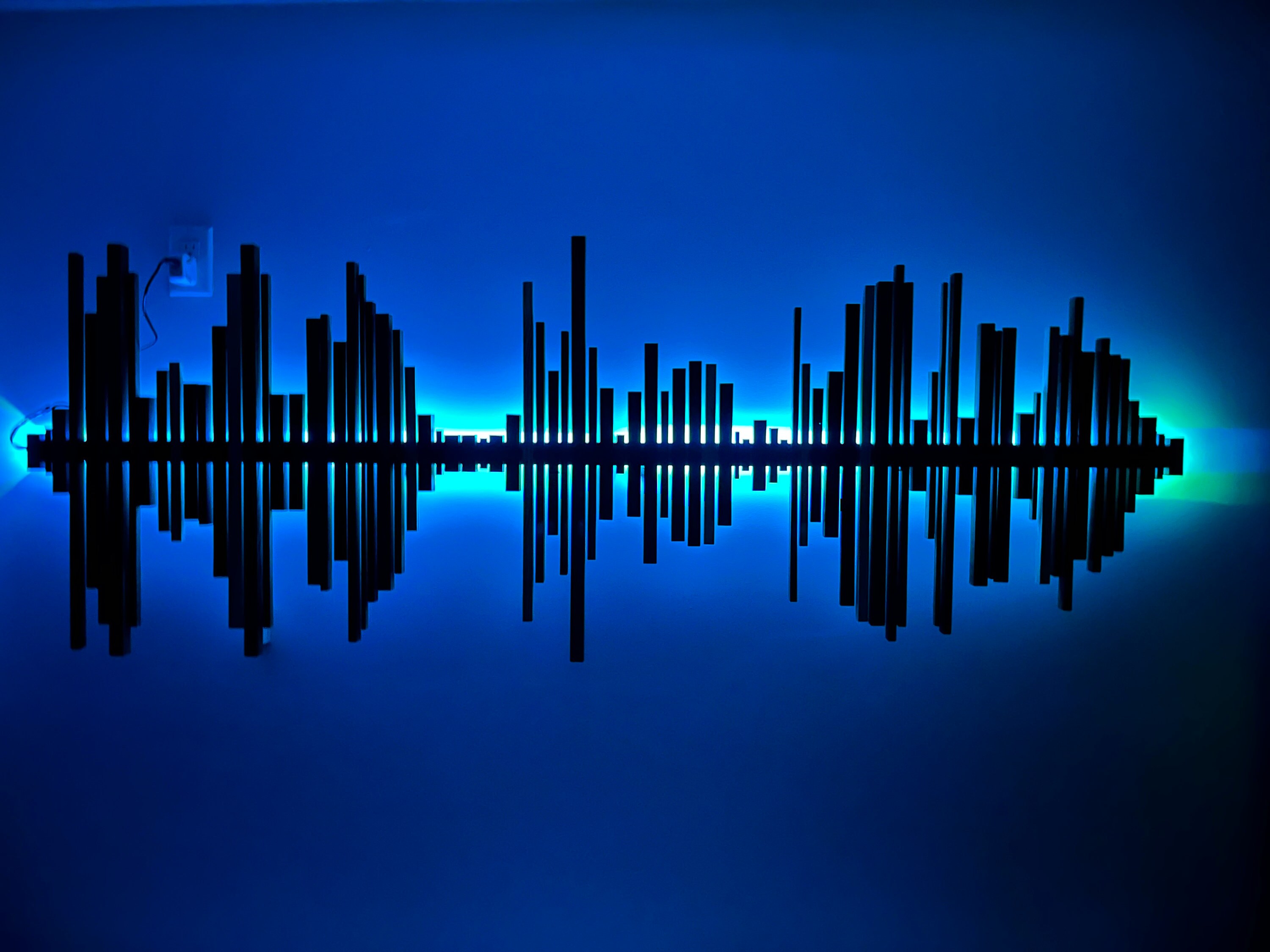 Wood Soundwave Art Piece - Etsy