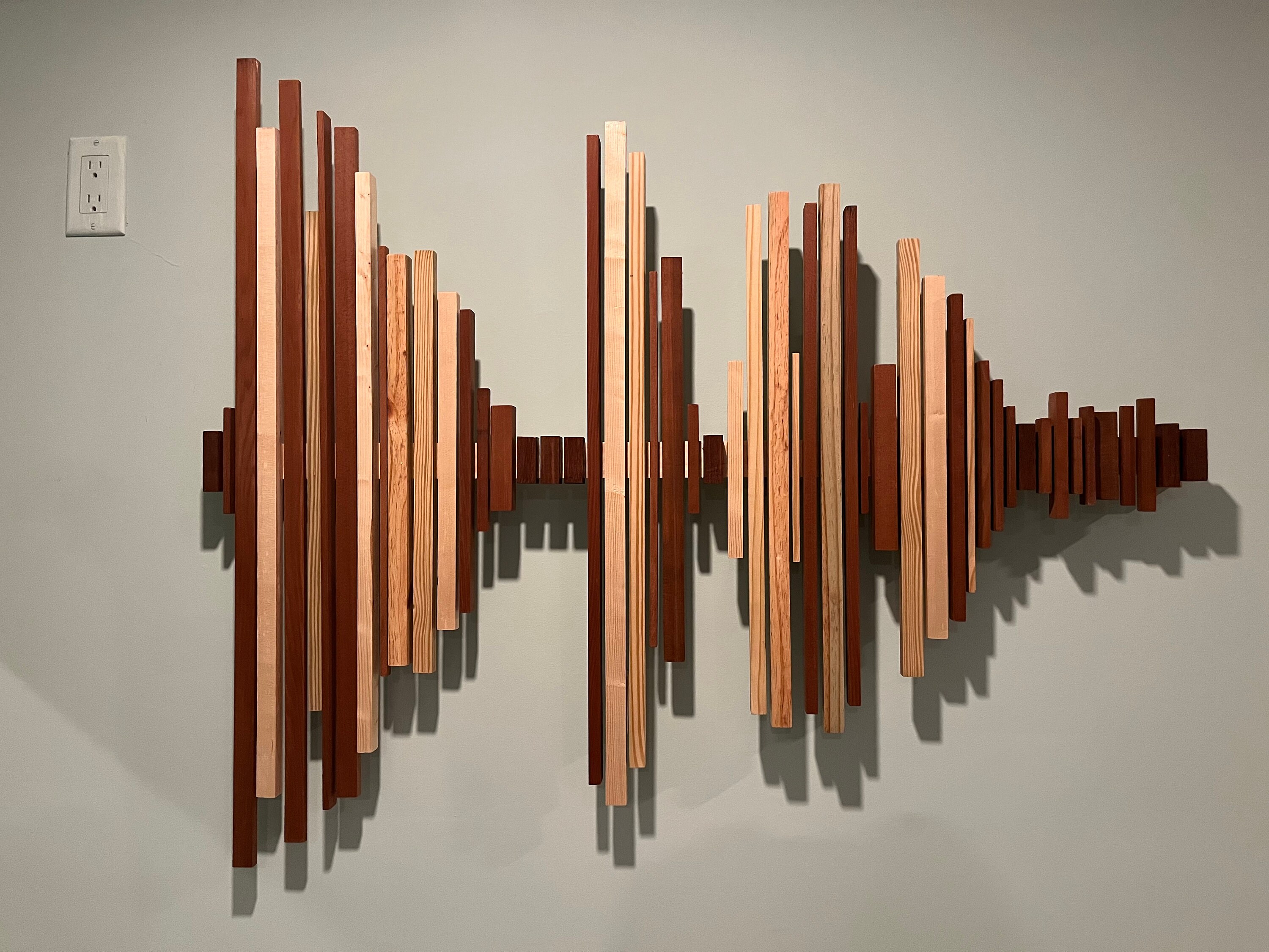 Wood Soundwave Art Piece - Etsy