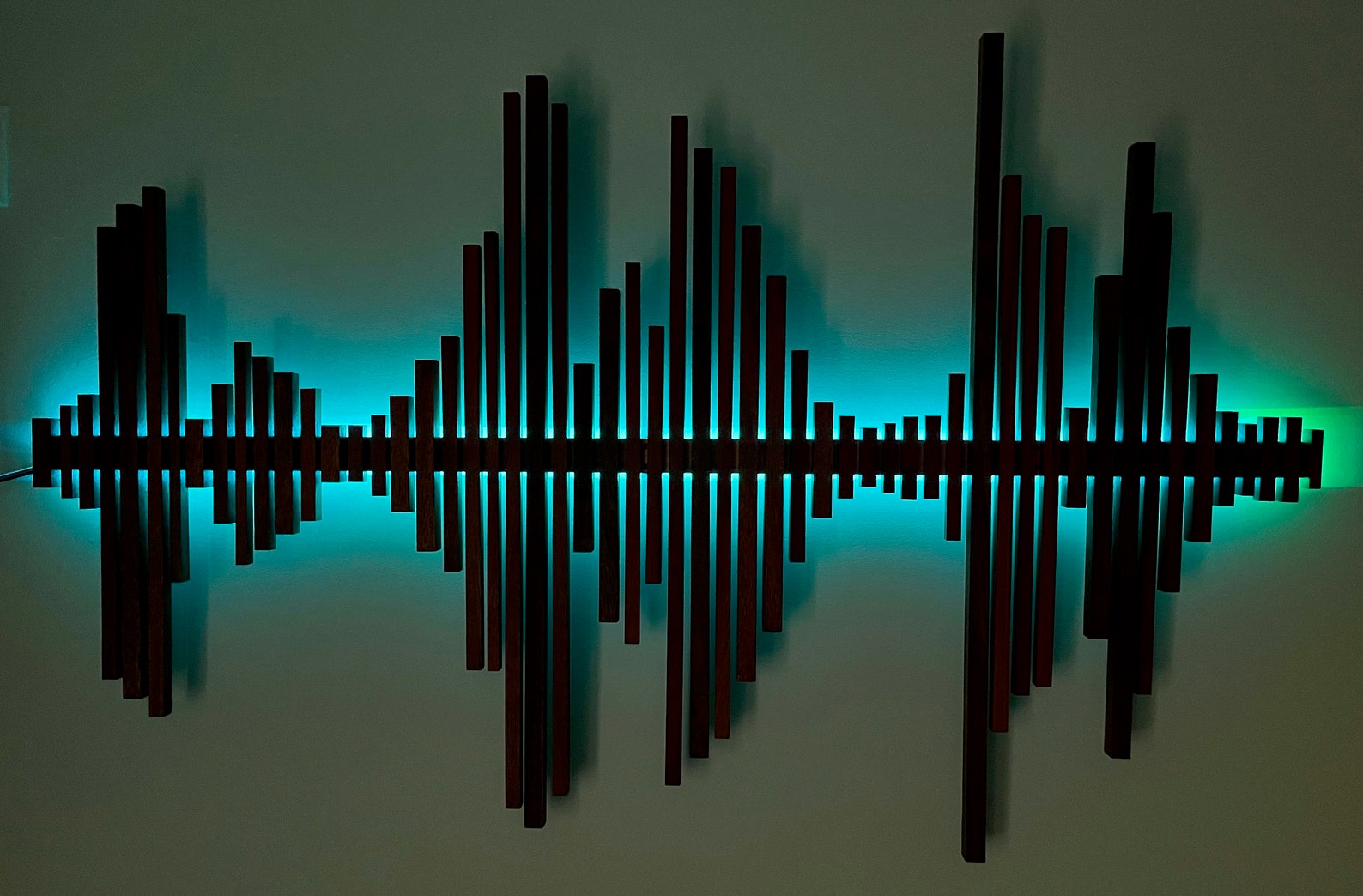 Wood Soundwave Art Piece - Etsy