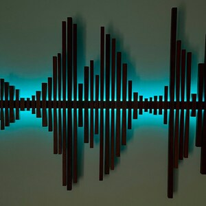 Wood Soundwave Art Piece - Etsy