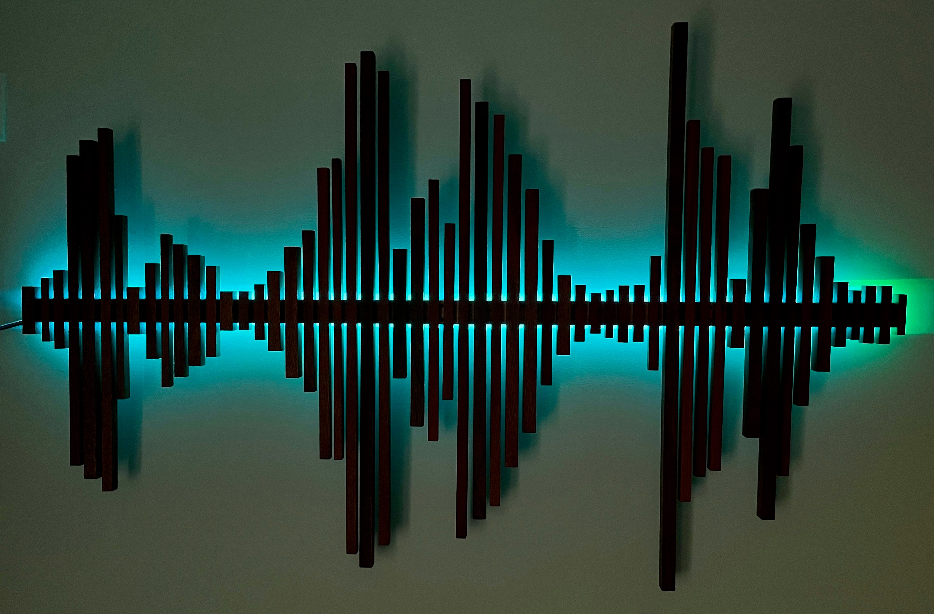 Wood Soundwave Art Piece - Etsy