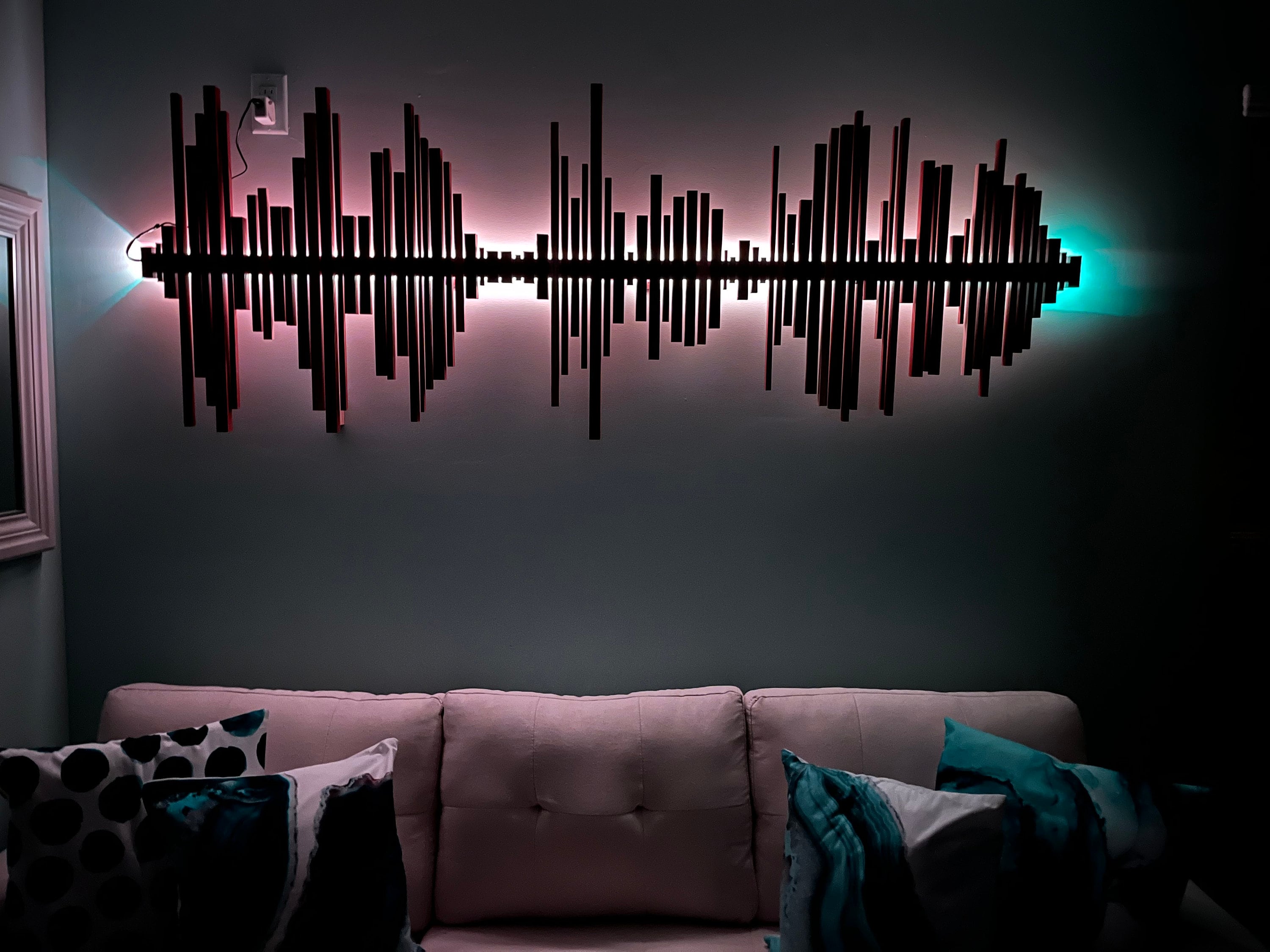 Wood Soundwave Art Piece - Etsy