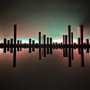 Wood Soundwave Art Piece - Etsy