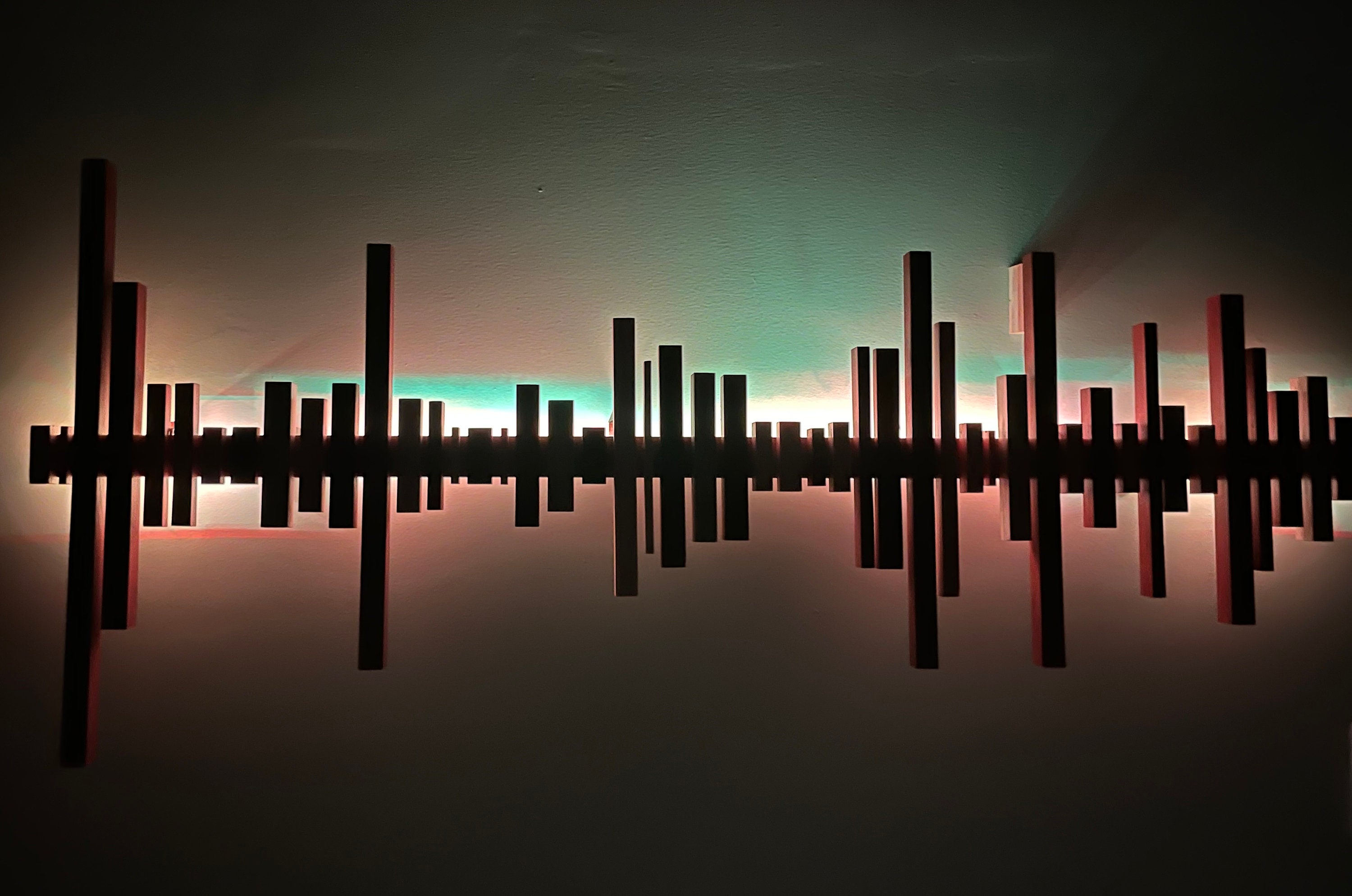 Wood Soundwave Art Piece - Etsy