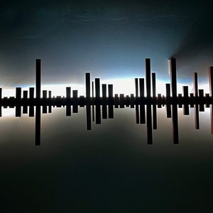 Wood Soundwave Art Piece - Etsy