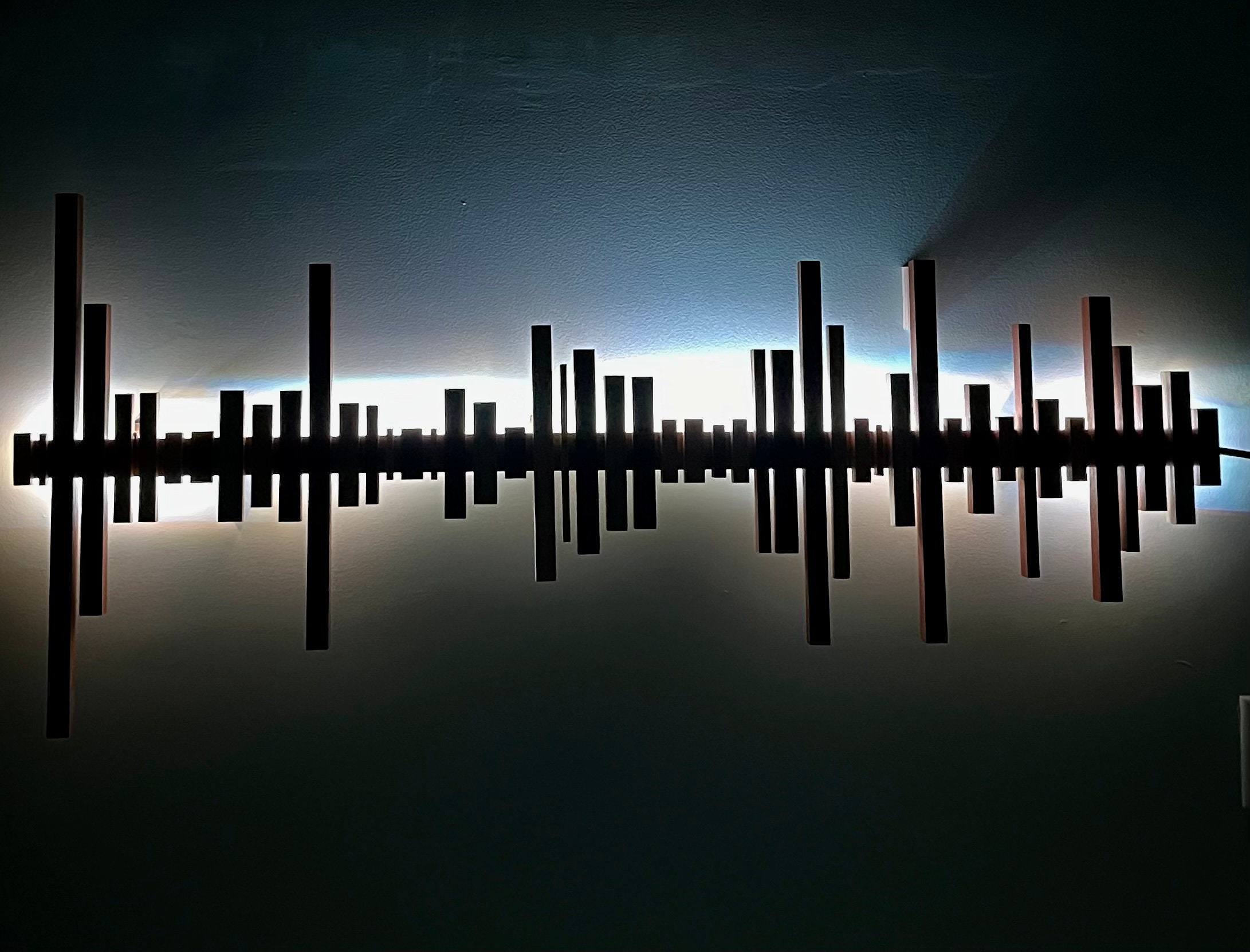 Wood Soundwave Art Piece - Etsy