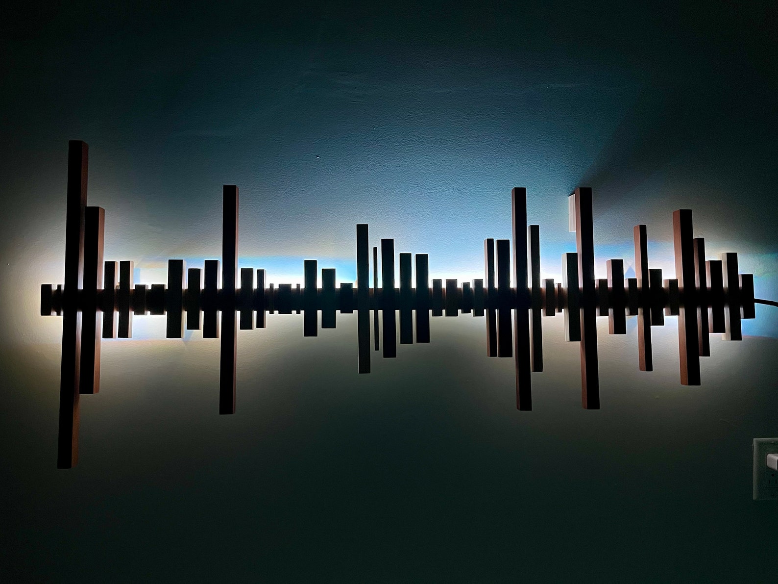 Wood Soundwave Art Piece - Etsy