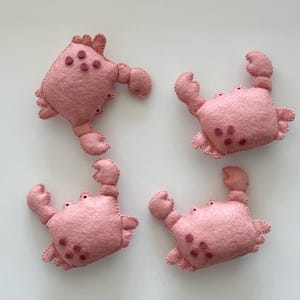 Felt Crab Sewing Pattern: Nautical Nursery Decor (PDF Pattern) - Etsy