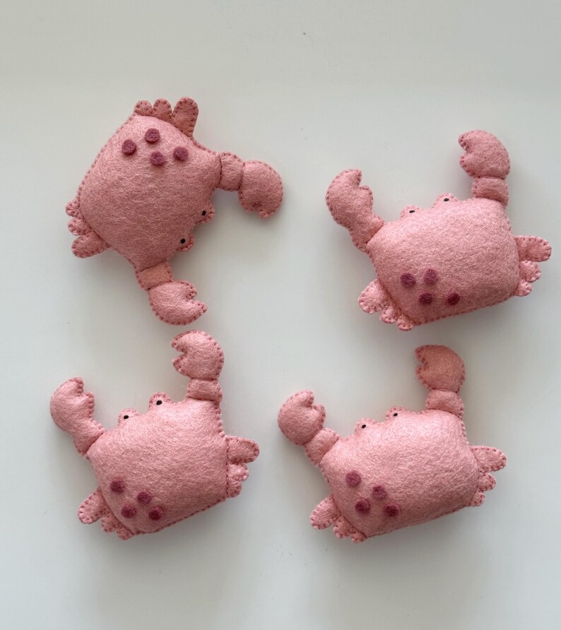 Felt Crab Sewing Pattern: Nautical Nursery Decor (PDF Pattern) - Etsy