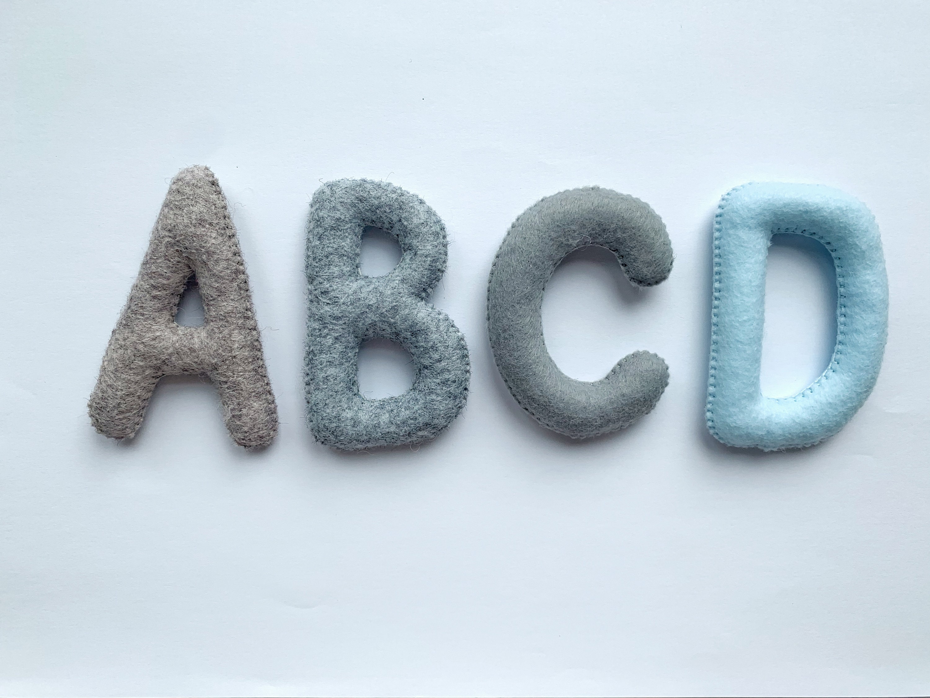 Digital Sewing Pattern Felt Alphabet Sewing Pattern ABC Handmade ...