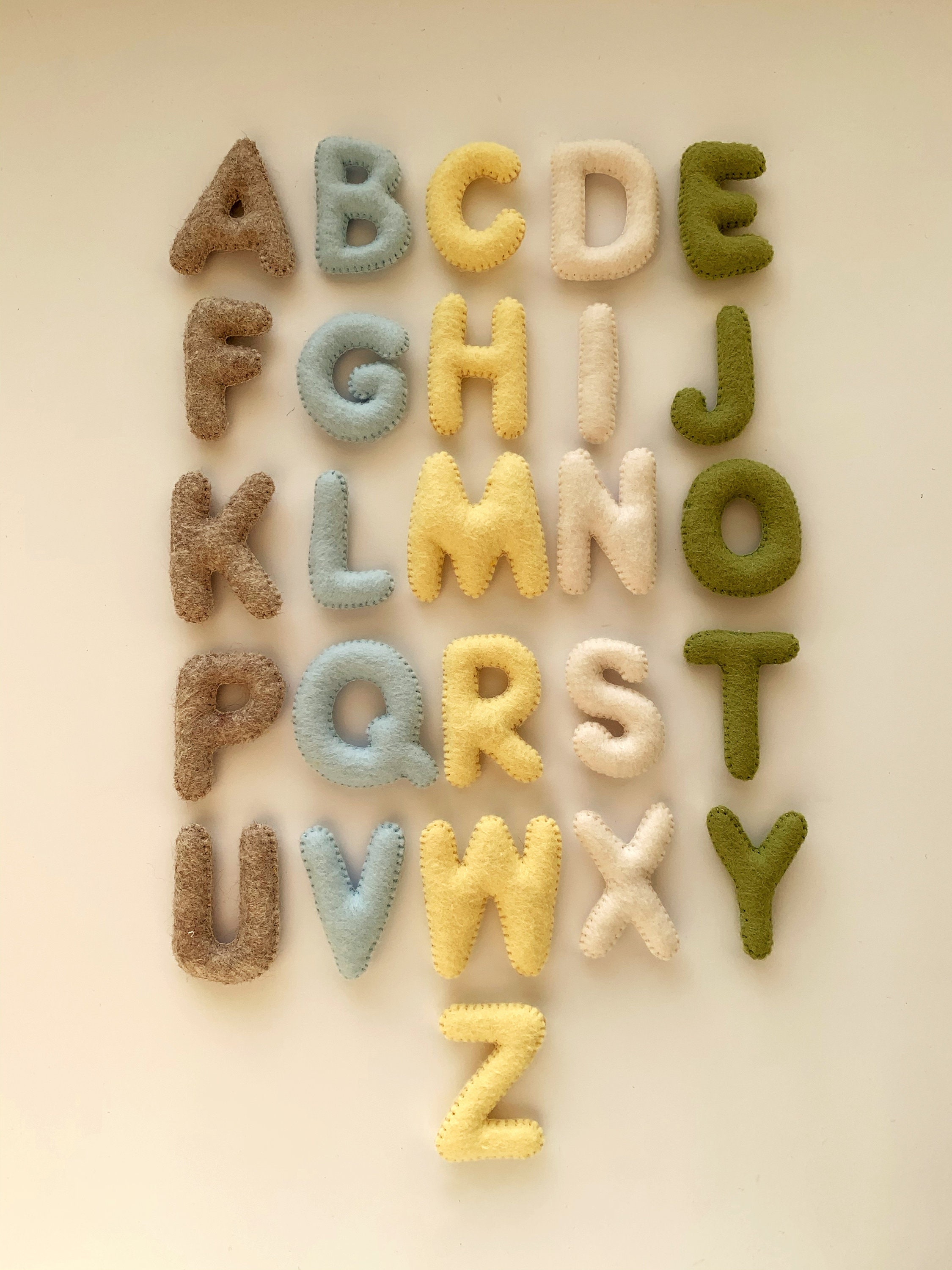 Sewing PDF Pattern Uppercase Alphabet Digital Pattern Educational ...