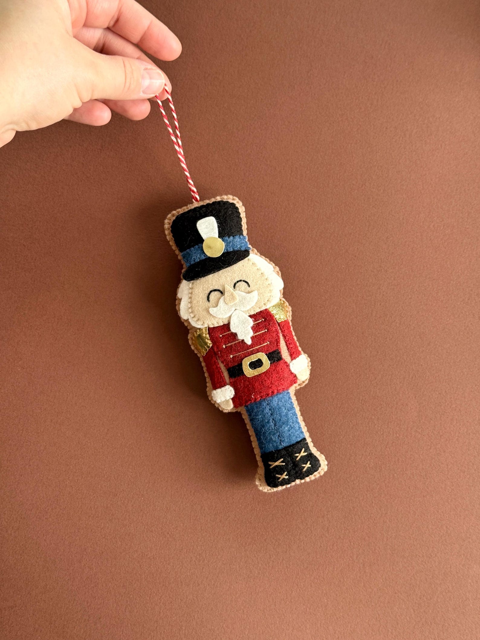 Felt Nutcracker Ornament Pattern – Christmas PDF Sewing Tutorial - Etsy