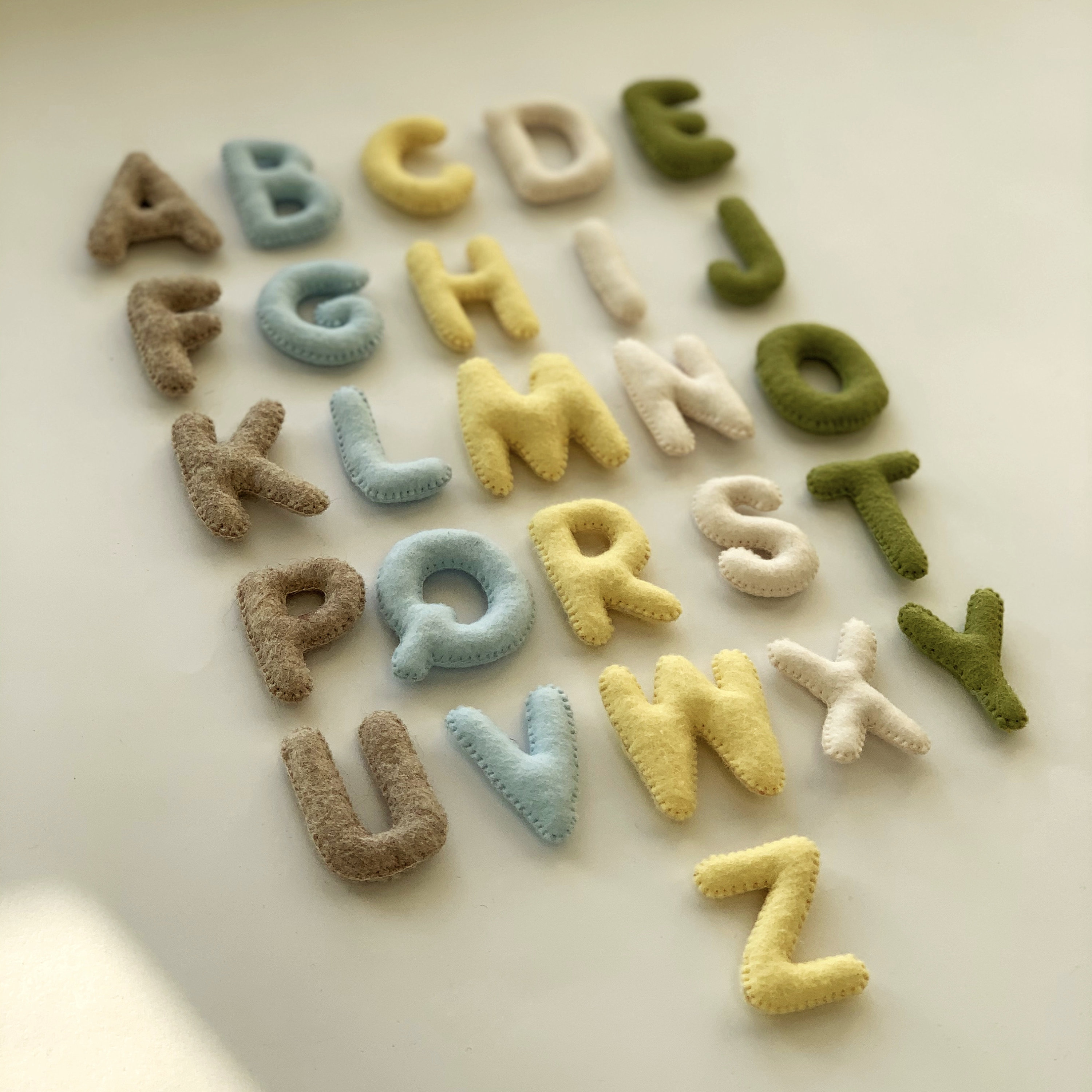 Sewing PDF Pattern Uppercase Alphabet Digital Pattern Educational ...