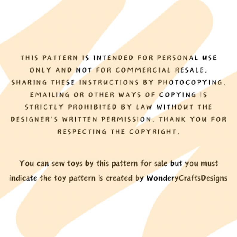 Anchor Digital Sewing PDF Pattern Easy Beginer Sewing Pattern Felt ...