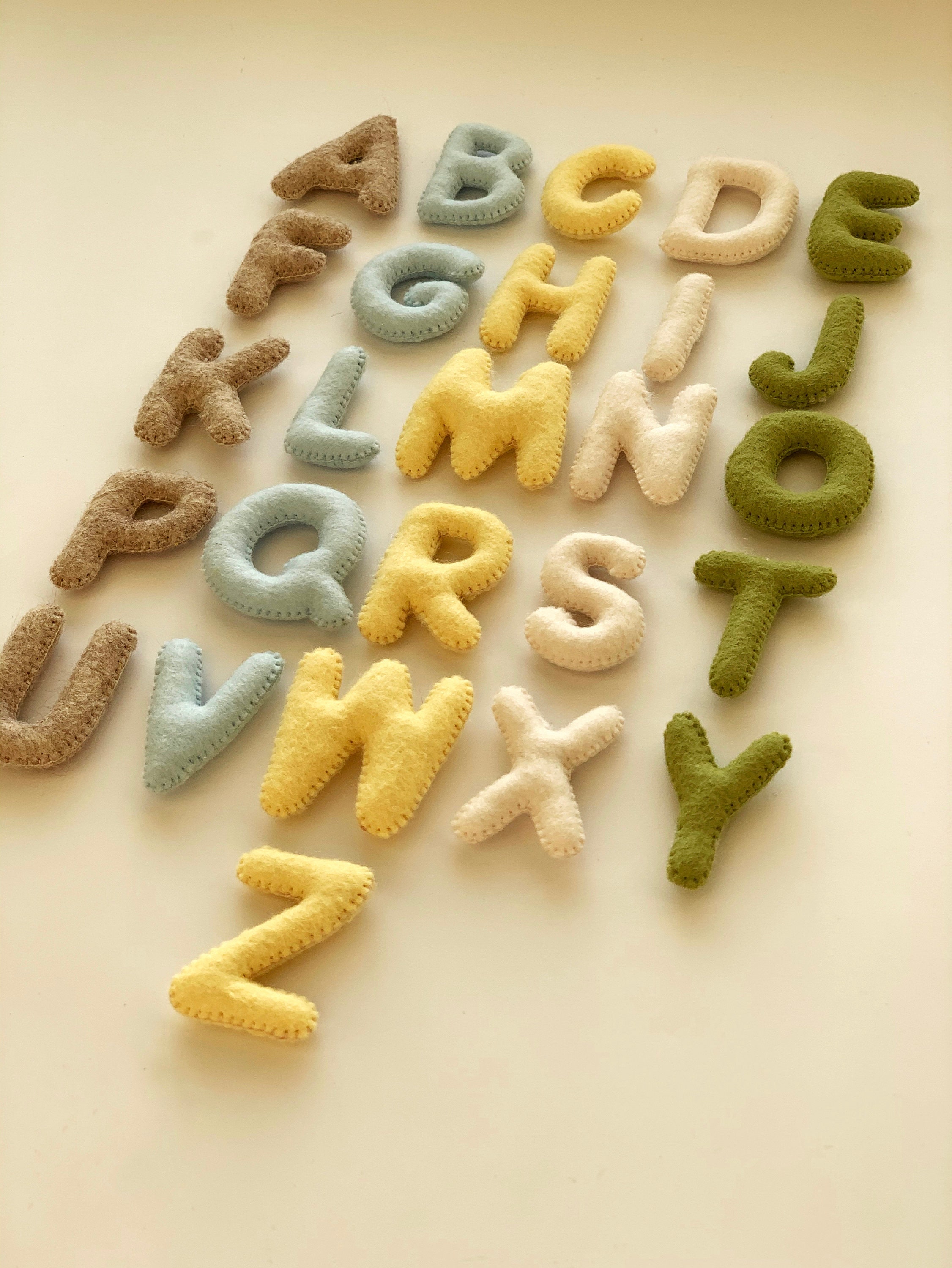 Sewing PDF Pattern Uppercase Alphabet Digital Pattern Educational ...