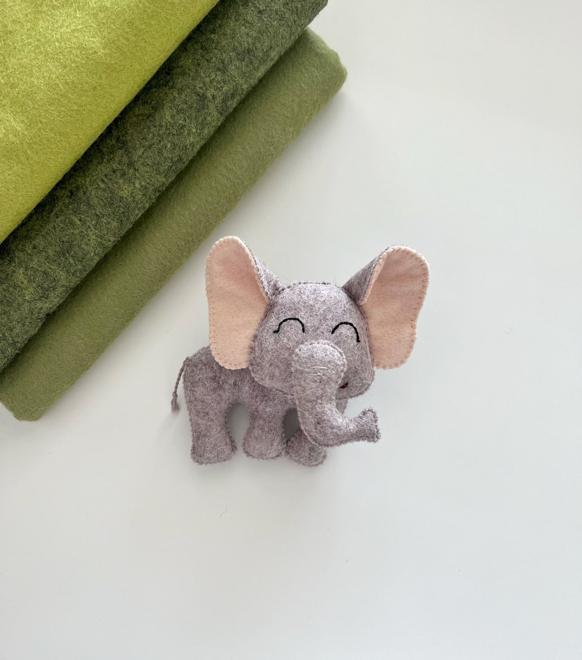 Felt Elephant Sewing Pattern: Safari Nursery Decor (PDF Pattern) - Etsy