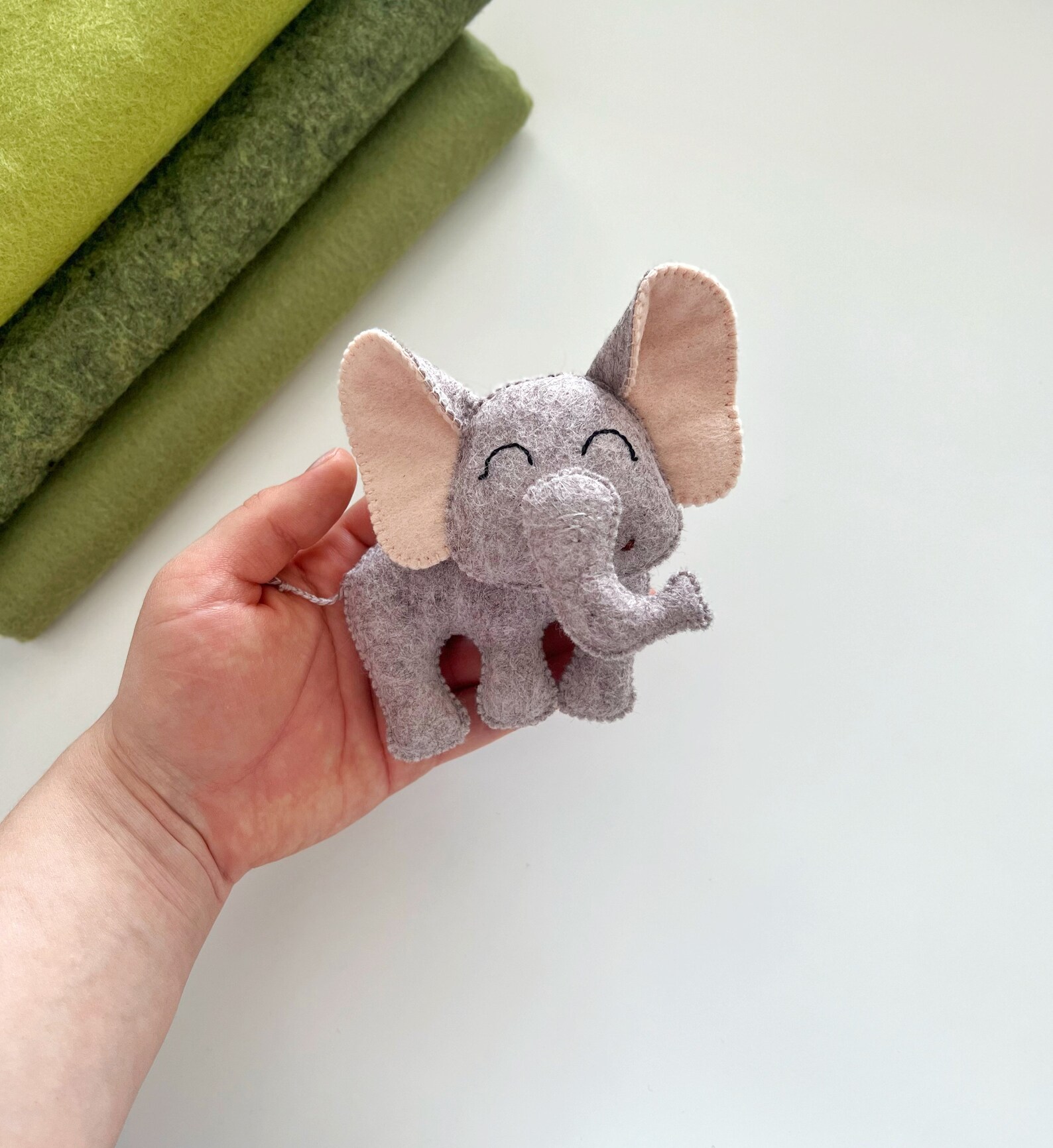 Felt Elephant Sewing Pattern: Safari Nursery Decor (PDF Pattern) - Etsy