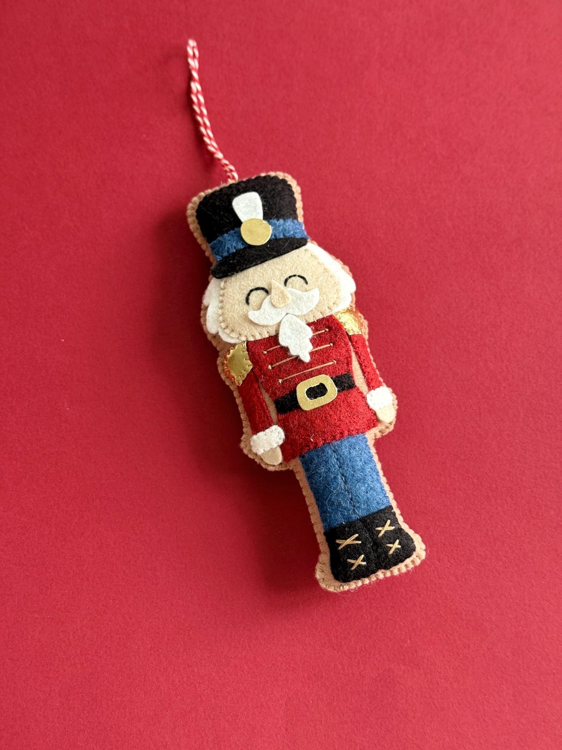 Felt Nutcracker Ornament Pattern – Christmas PDF Sewing Tutorial - Etsy