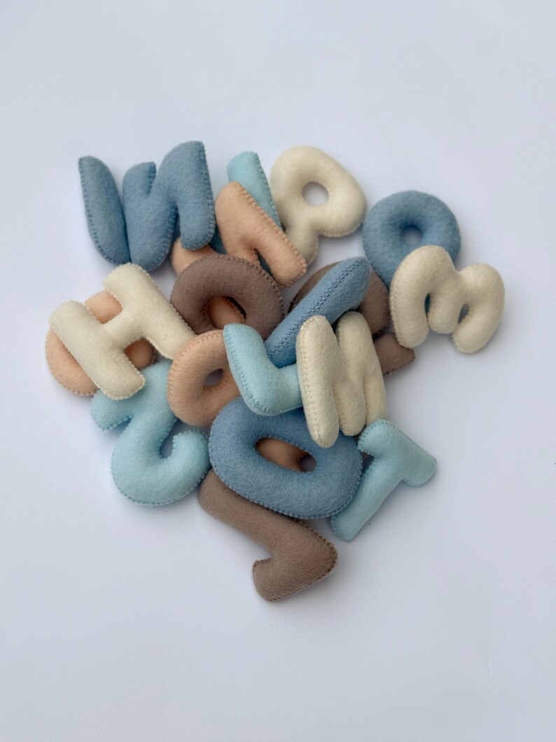 Felt Alphabet & Number Sewing Pattern: DIY Educational Toys (PDF ...