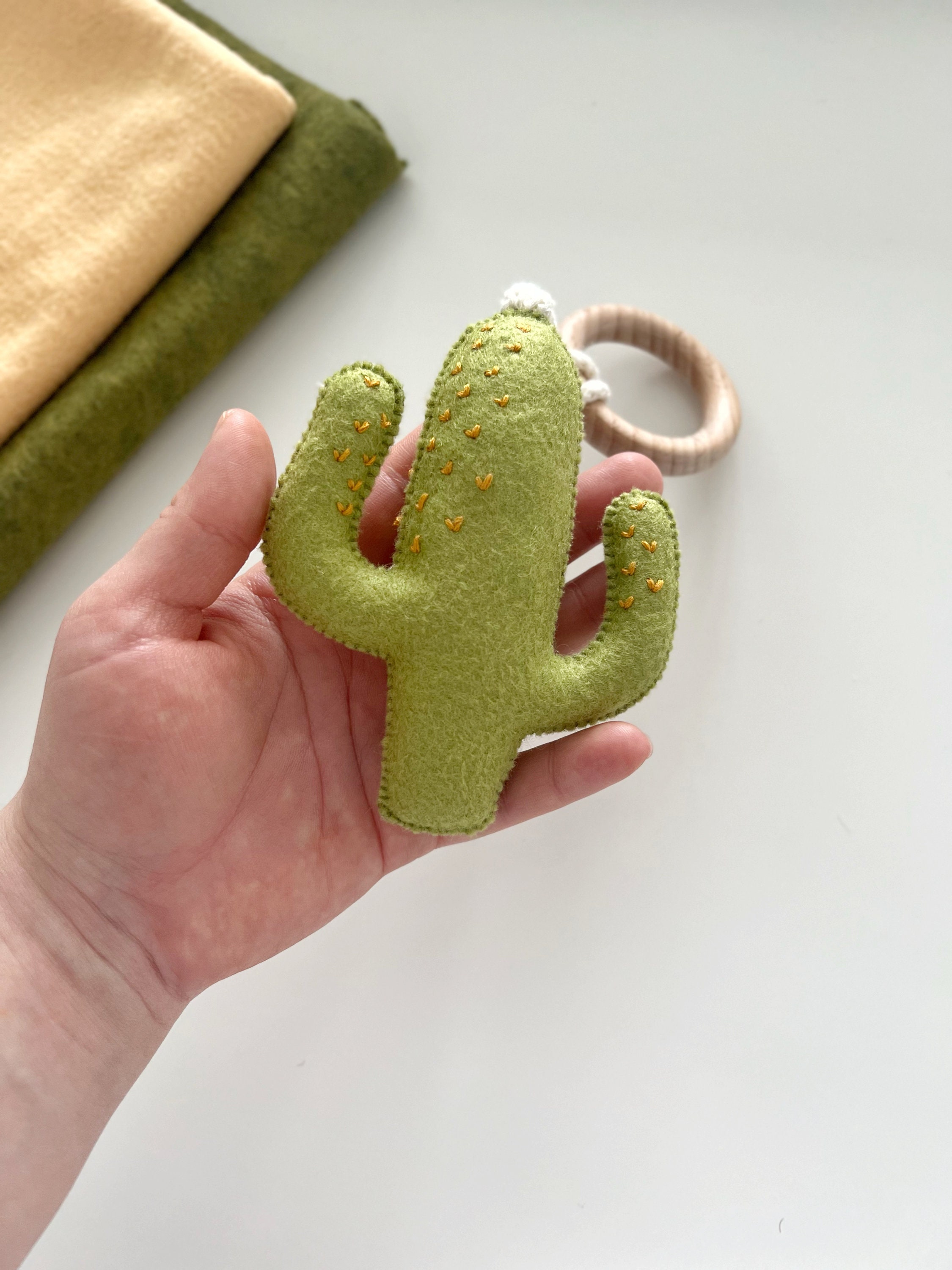 Cactus Rattle PDF Sewing Pattern Felt Digital Pattern Instant Download ...