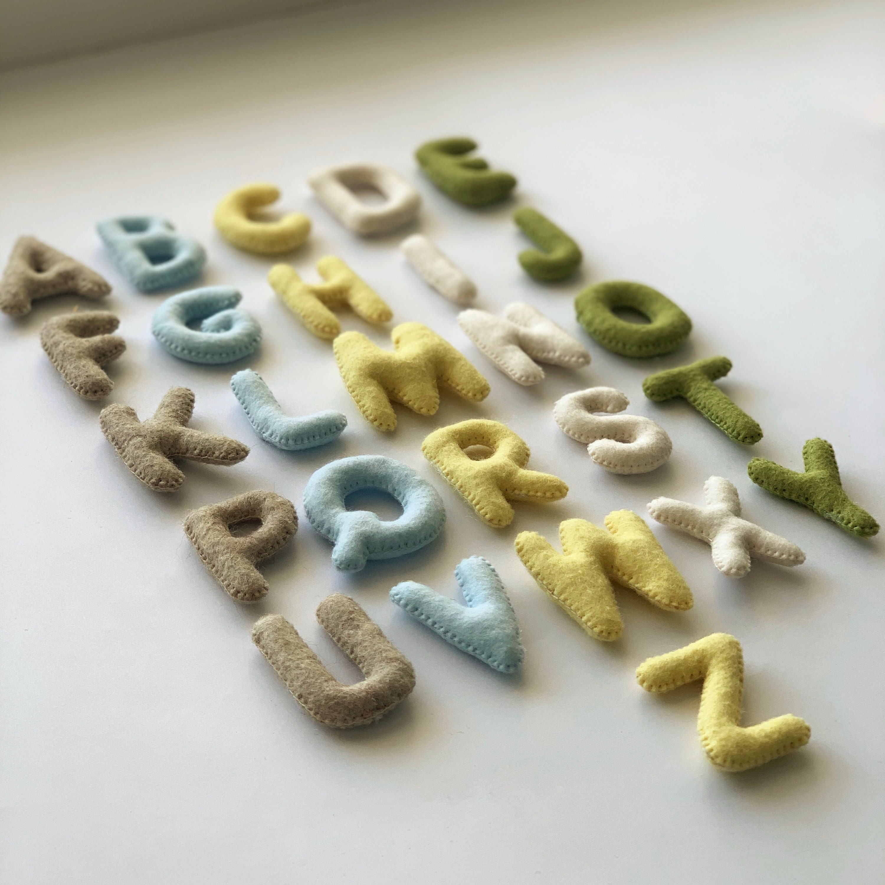 Sewing PDF Pattern Uppercase Alphabet Digital Pattern Educational ...