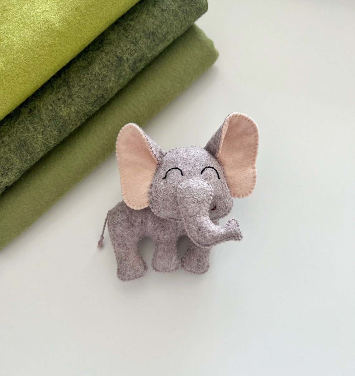 Felt Elephant Sewing Pattern: Safari Nursery Decor (PDF Pattern) - Etsy