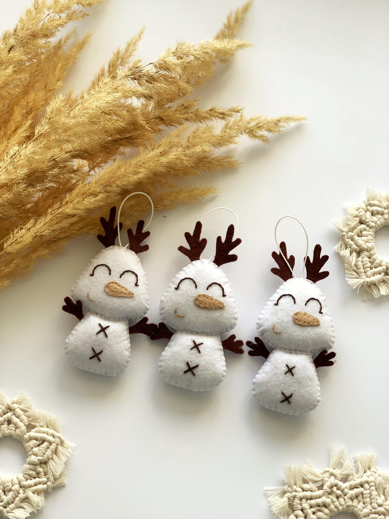 Felt Snowman Ornament Pattern – PDF Sewing Tutorial - Etsy