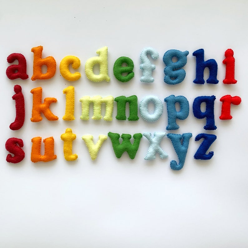 Digital Sewing Pattern ABC Felt Plush Sewing Pattern Alphabet Handmade ...