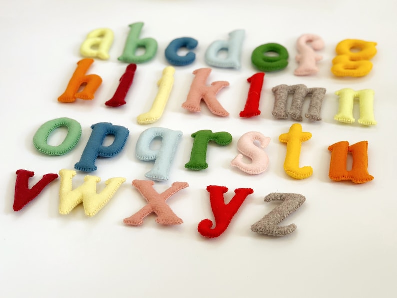 Felt Alphabet Sewing Pattern: Handmade Plush ABC Letters (PDF) - Etsy
