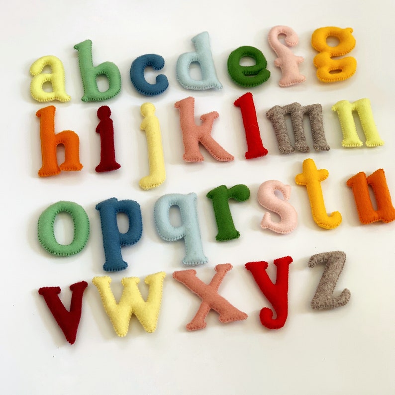 Digital Sewing Pattern ABC Felt Plush Sewing Pattern Alphabet Handmade ...