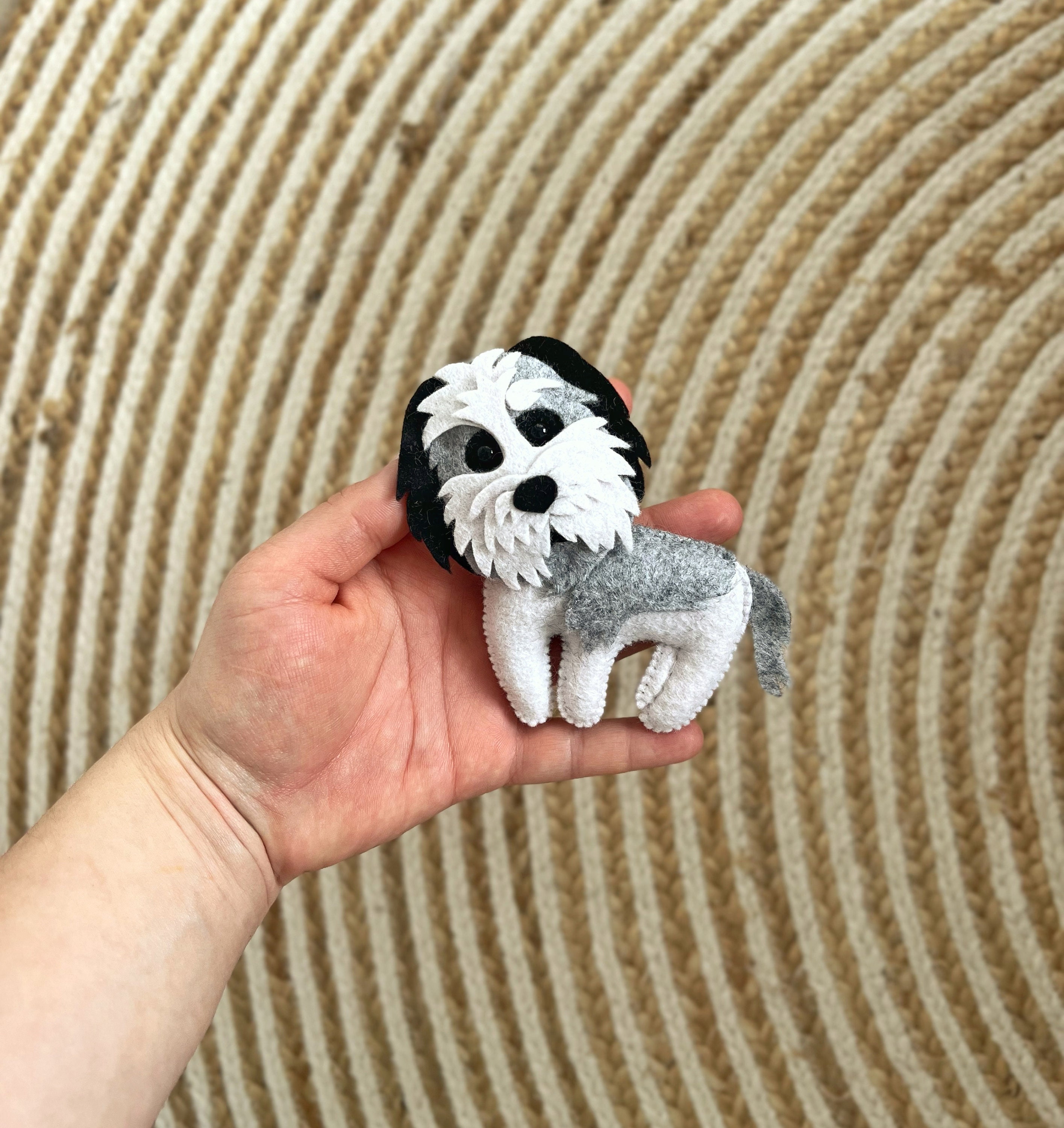 Dog Sewing PDF Pattern Digital Instant Download Pattern Felt Animal ...