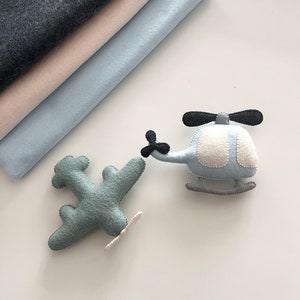 SET OF 2 Sewing PDF Patterns Plane and Helicopter Sewing Patterns ...