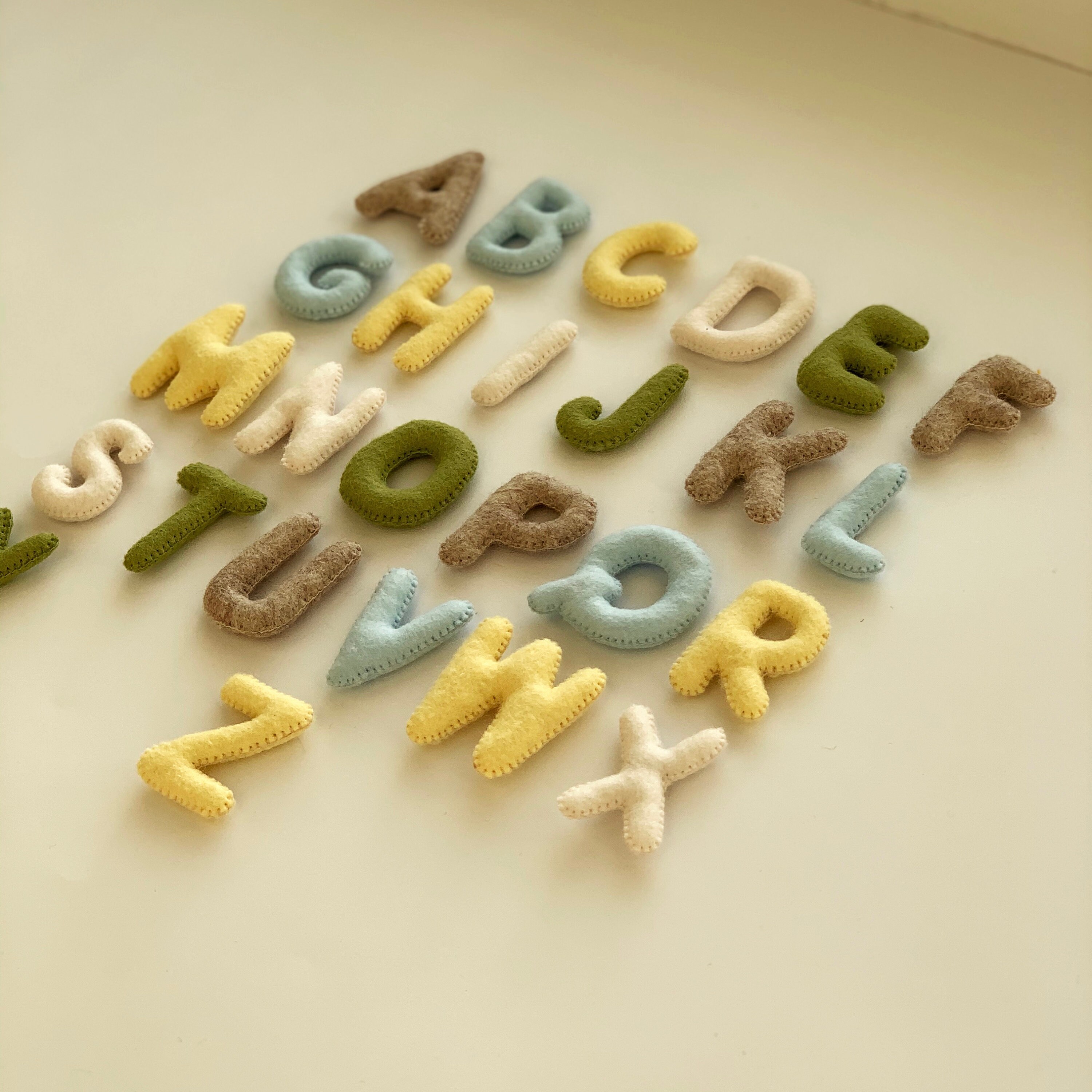 Sewing PDF Pattern Uppercase Alphabet Digital Pattern Educational ...