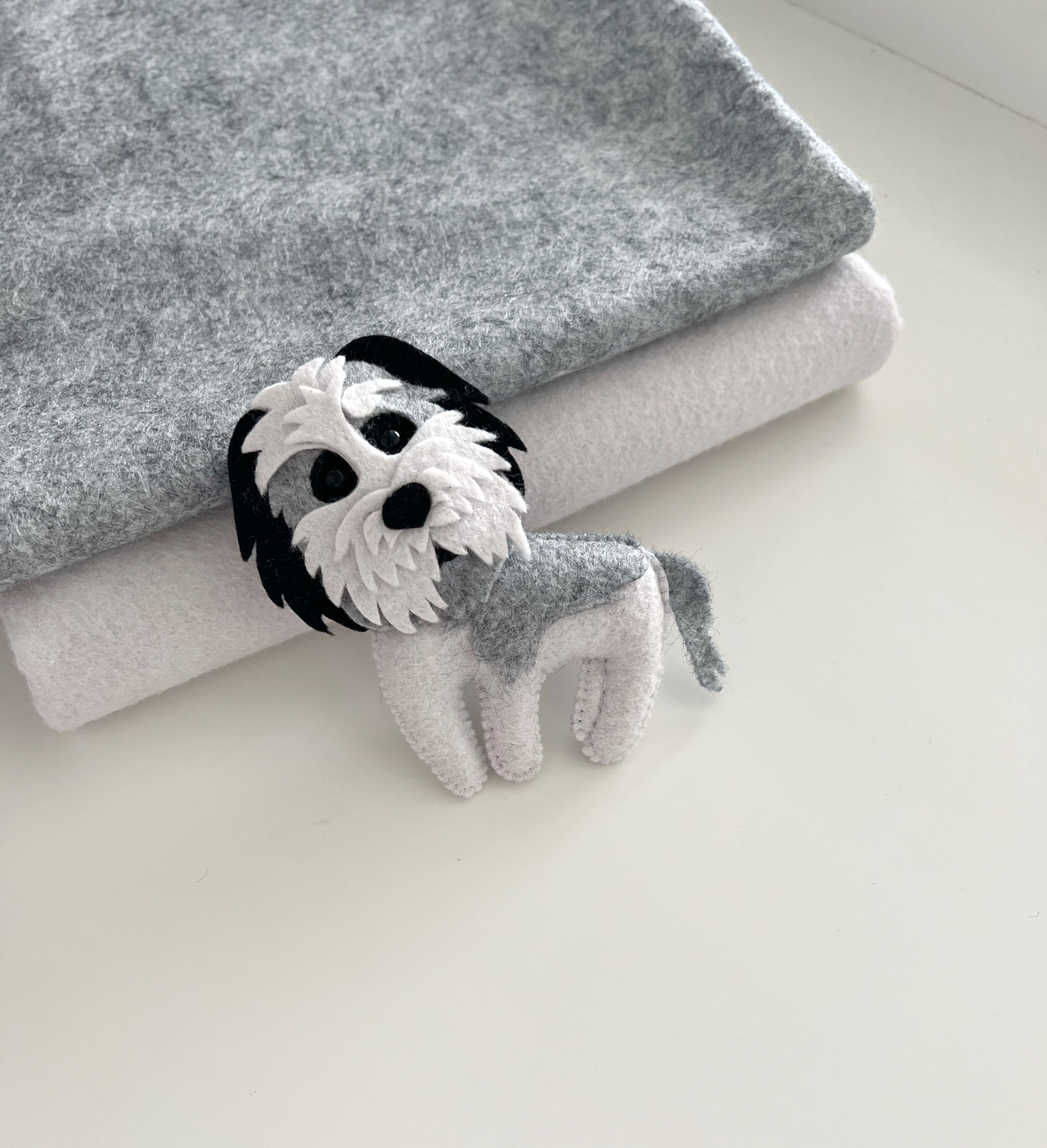 Dog Sewing PDF Pattern Digital Instant Download Pattern Felt Animal ...