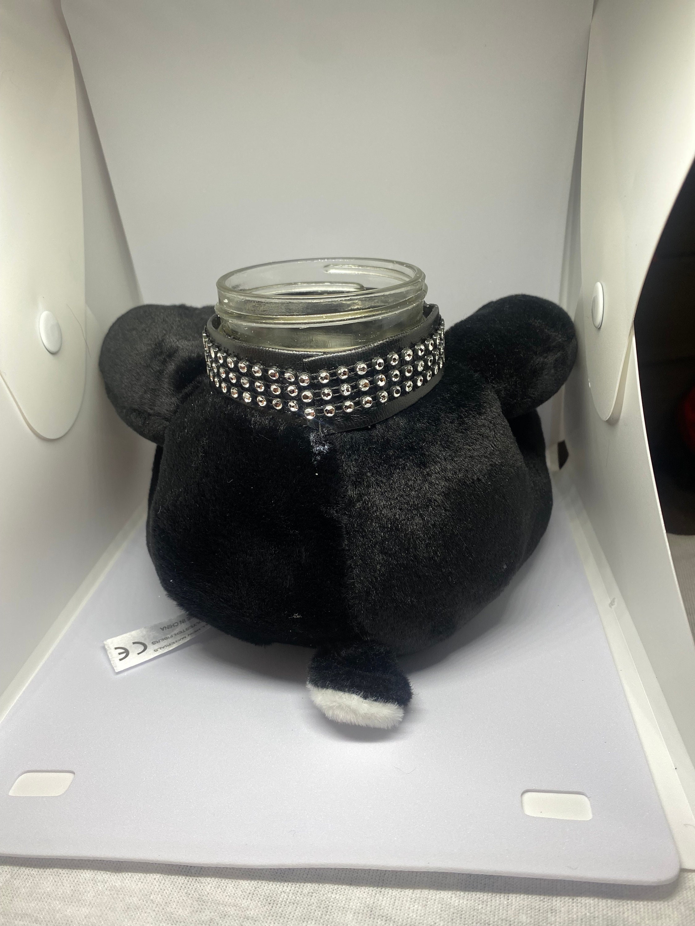 Bedazzled Gothic Rabbit Plush Stash Jar Animal Doll Stuffed - Etsy