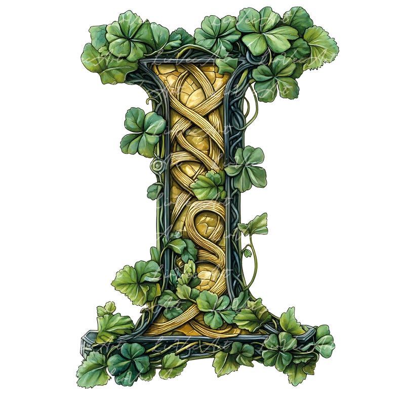 Celtic Alphabet Clipart Set – 36 Decorative Letters and Numbers ...