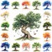 20 Watercolor Trees Clipart – Seasonal Tree Illustrations, Four Seasons ...