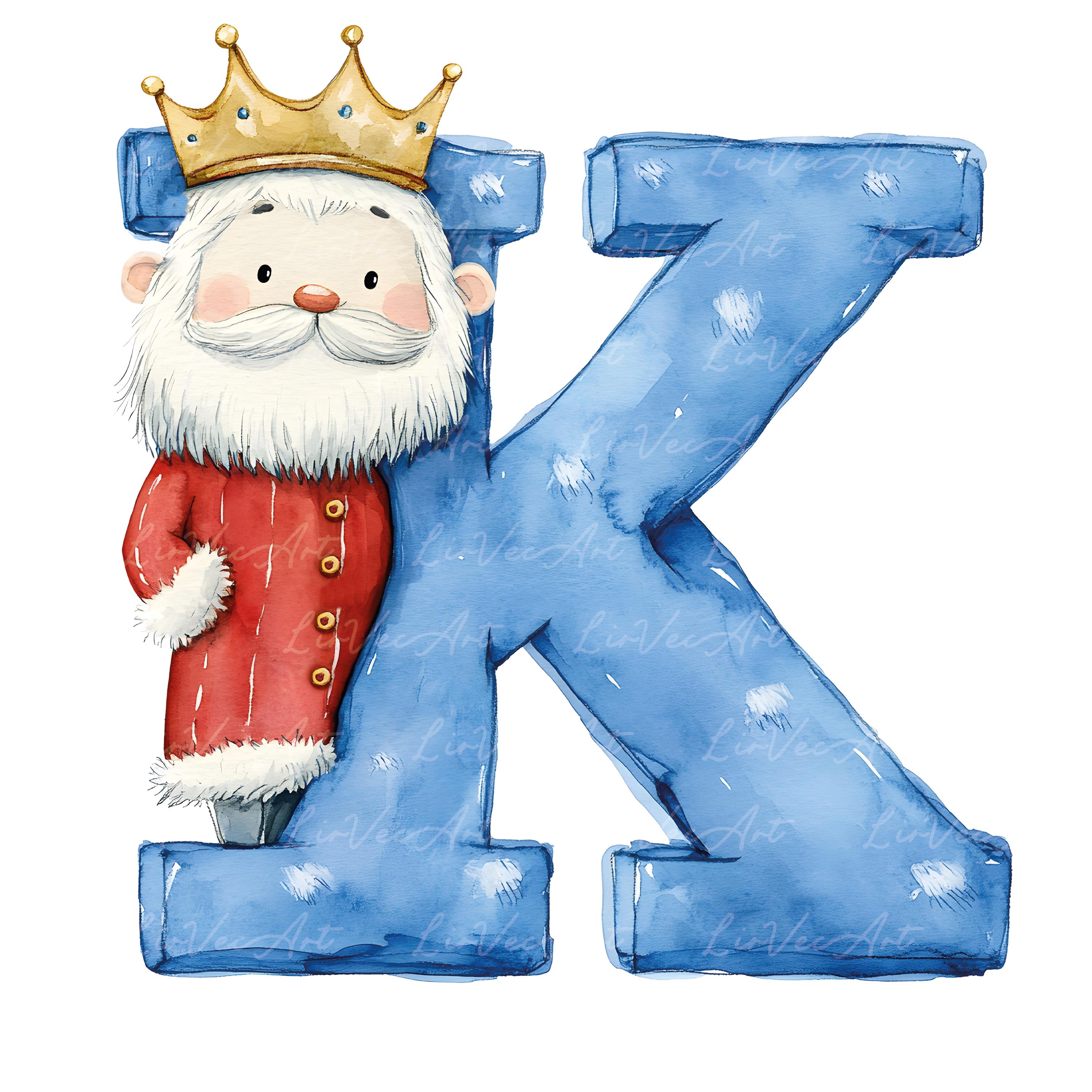 Watercolor Alphabet and Numbers Clipart Set – A to Z and 0-9 – Cute ...