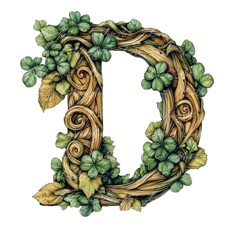 Celtic Alphabet Clipart Set – 36 Decorative Letters and Numbers ...