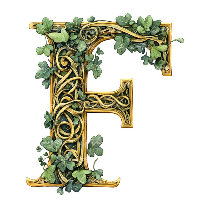 Celtic Alphabet Clipart Set – 36 Decorative Letters and Numbers ...